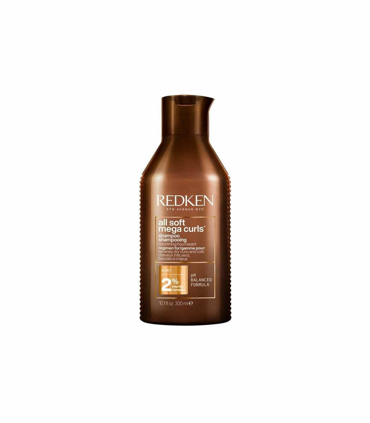 Redken - All Soft Mega Curls Shampoo Шампунь для питания сухих ломких и вьющихся волос 300 мл