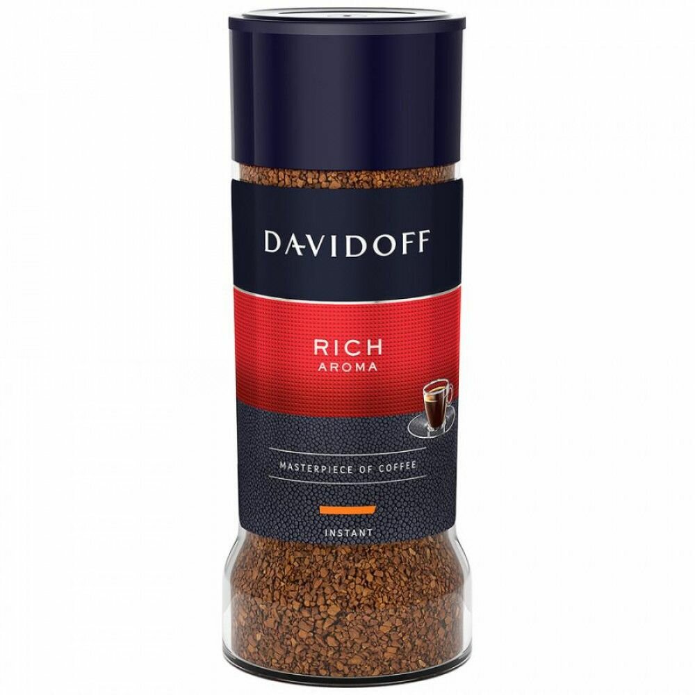 Кофе растворимый сублимированный Davidoff Rich Aroma, 100г х 1шт