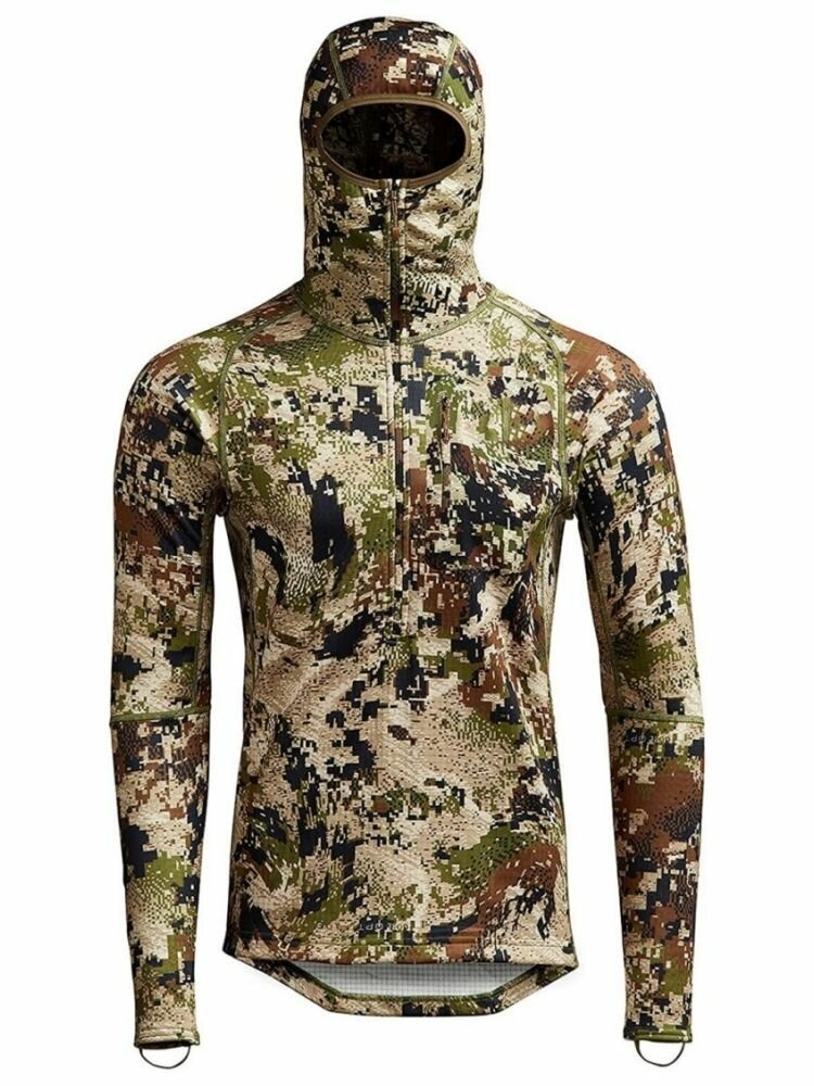 AinFad core heavyweight hunting hoodie базовый слой - полигиенная антибактериальная толстовка с 3-метровым впитыванием влаги, быстросохнущая для охоты и рыбалки