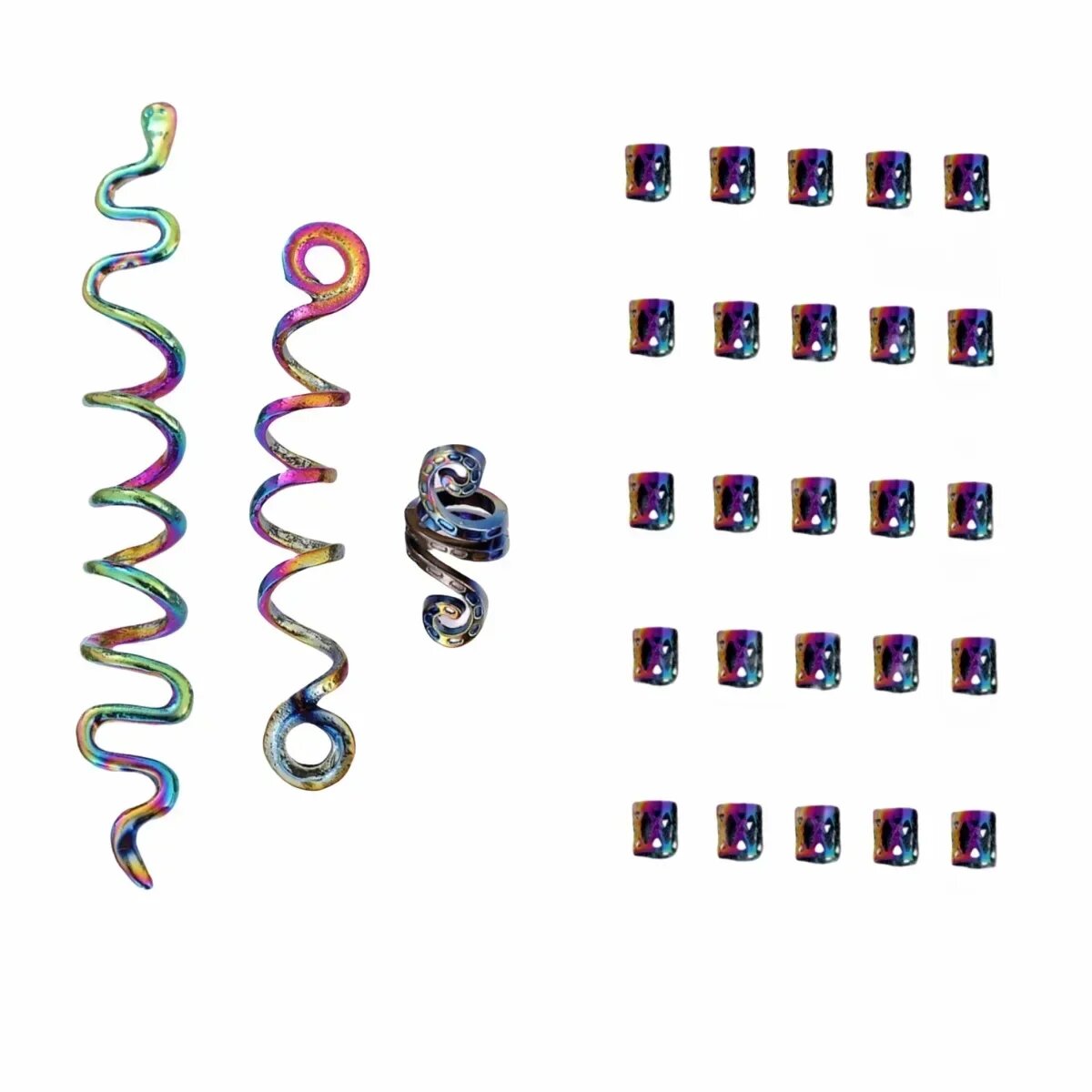 Шпильки для волос золотые/серебряные 28pcs colorful