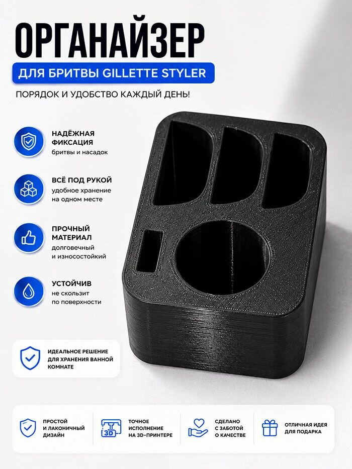 Футляр для триммера Styler, чехол для бритвенного станка, контейнер для бритвы, станок Styler Fusion Proglide