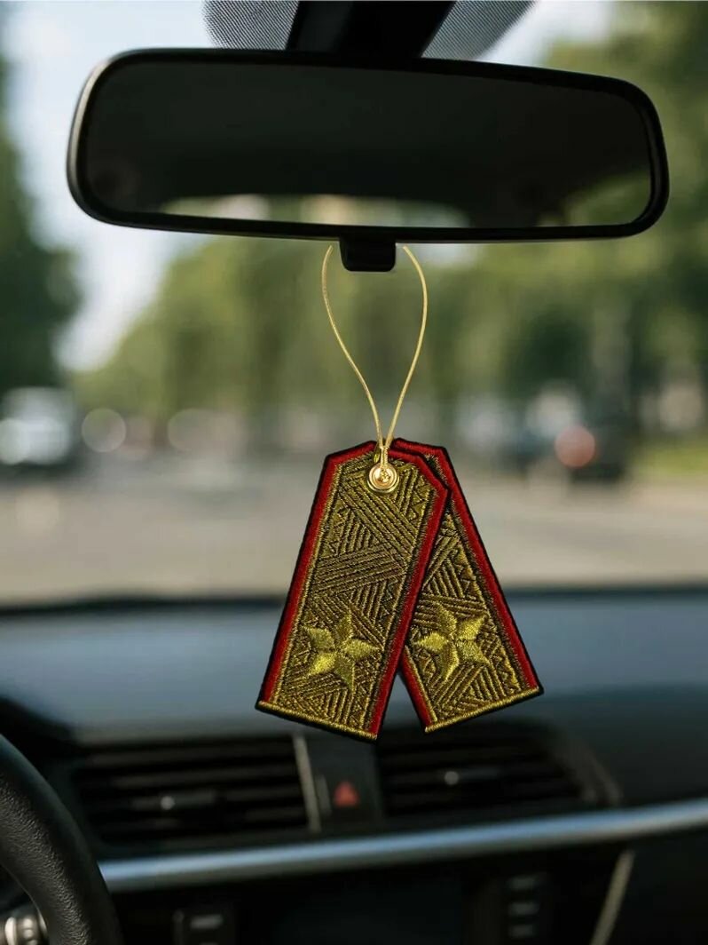 Брелок-погоны вышитый Генерал Министерства обороны