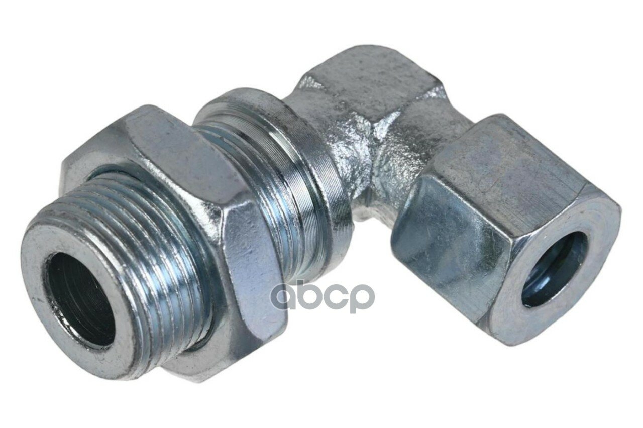 Соединитель угловой трубок !(м) D10 M22х1.5, L41, L45, SW19-22 ZENTPARTS арт. Z186106