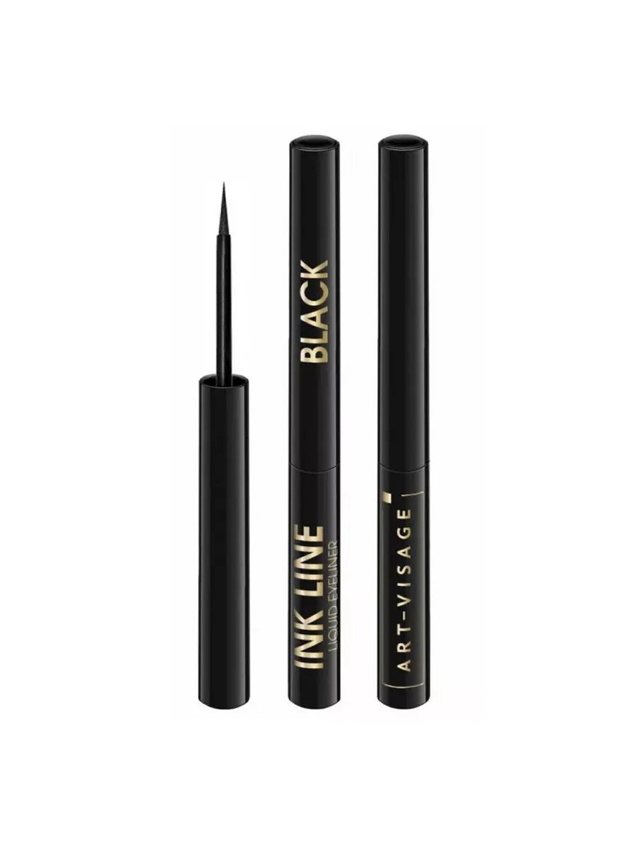 Art-Visage Подводка жидкая с фетровым аппликатором INK LINE тон черный, 3 мл