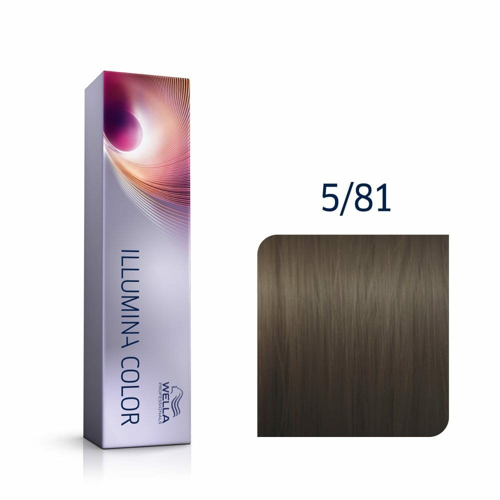 Краска для волос Wella Professionals Illumina Color 5/81 60 мл