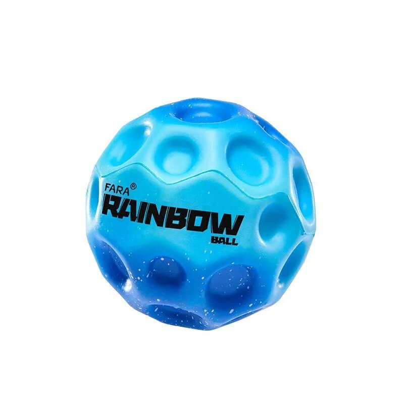 FARA Moon ball высокоэластичный шар, декомпрессионная игрушка Rainbow