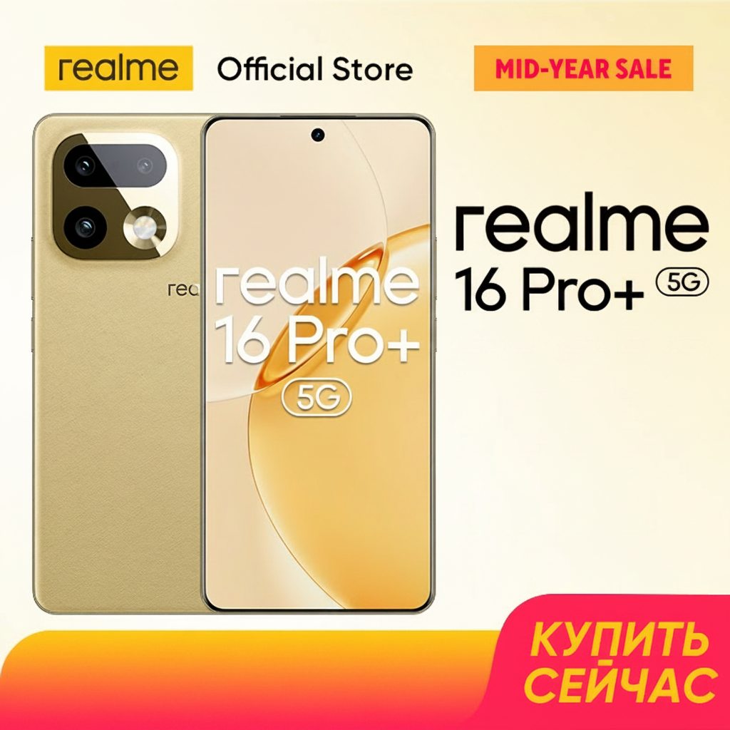 Смартфон Realme 16 Pro+ 5G, 12/512ГБ