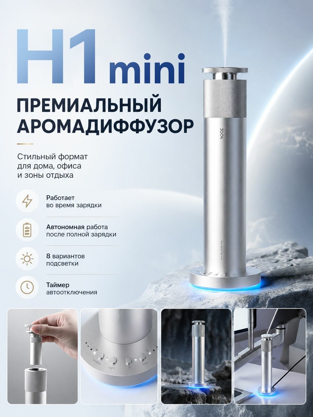 H1 Аромастанция для автомобиля и дома
