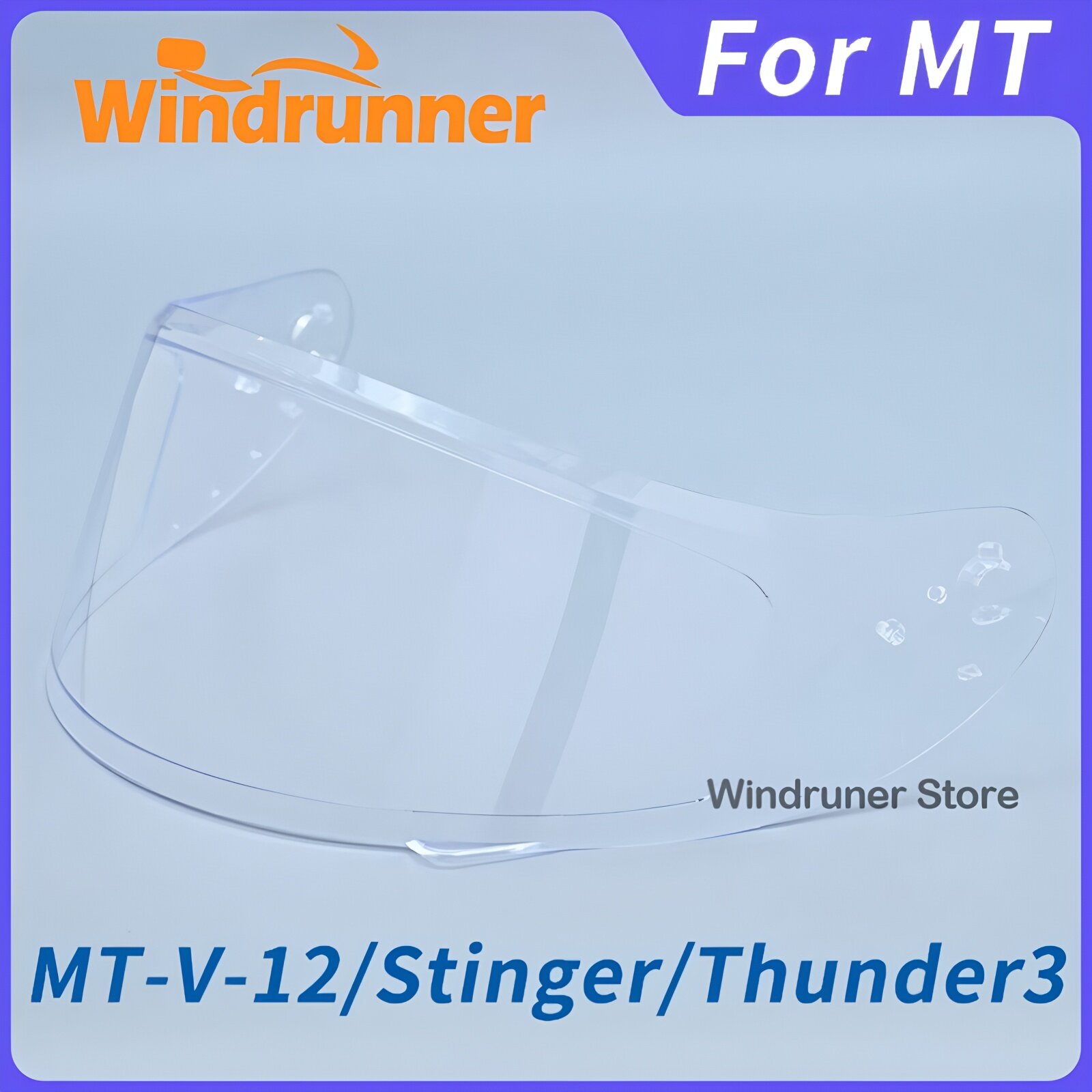 MT-V-12 MT STINGER THUNDER 3, Визор, запчаст для шлема, Мотоочки, Маска