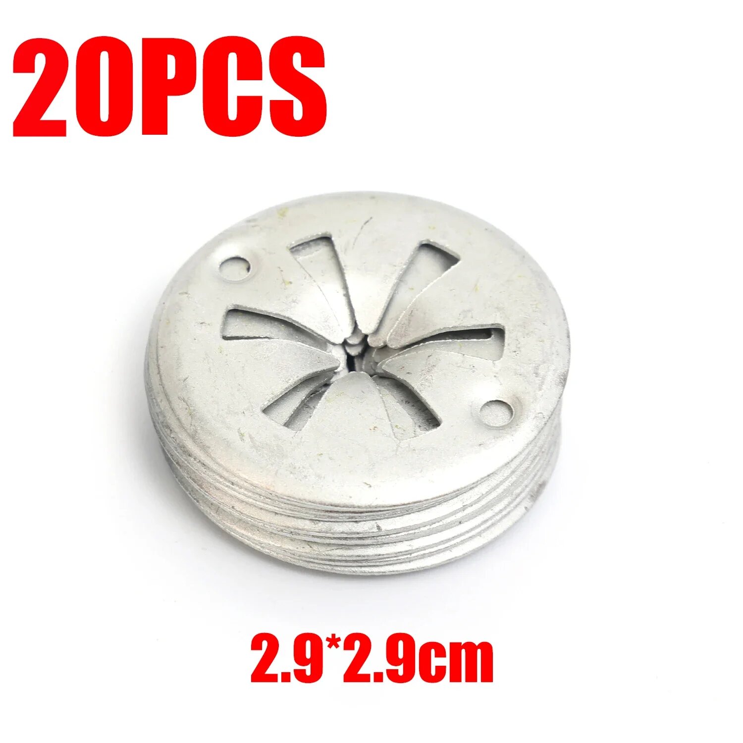 Металлические зажимы для теплозащиты 2.9x2.9см, 20шт