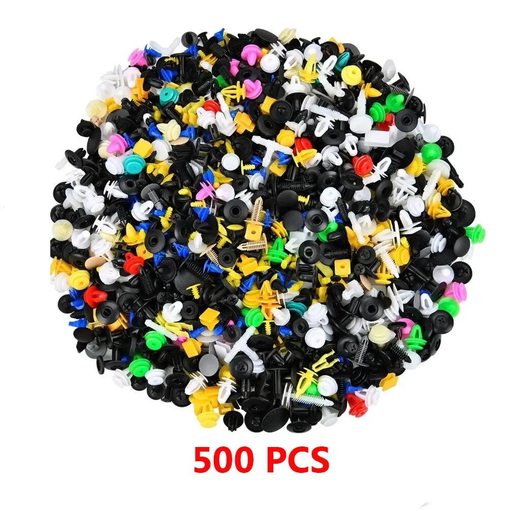 Набор автомобильных клипс и крепежей 500PCS