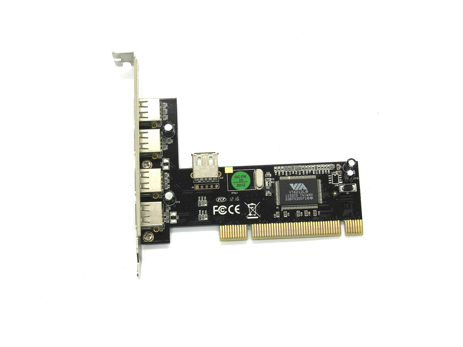 Контроллер USB 2.0 4+1 ports GEMBIRD UPC-20-4P PCI