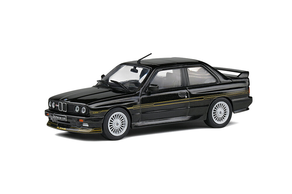 Модель коллекционная SOLIDO Bmw E30 alpina B6 3.5S black / бмв альпина М3 черный