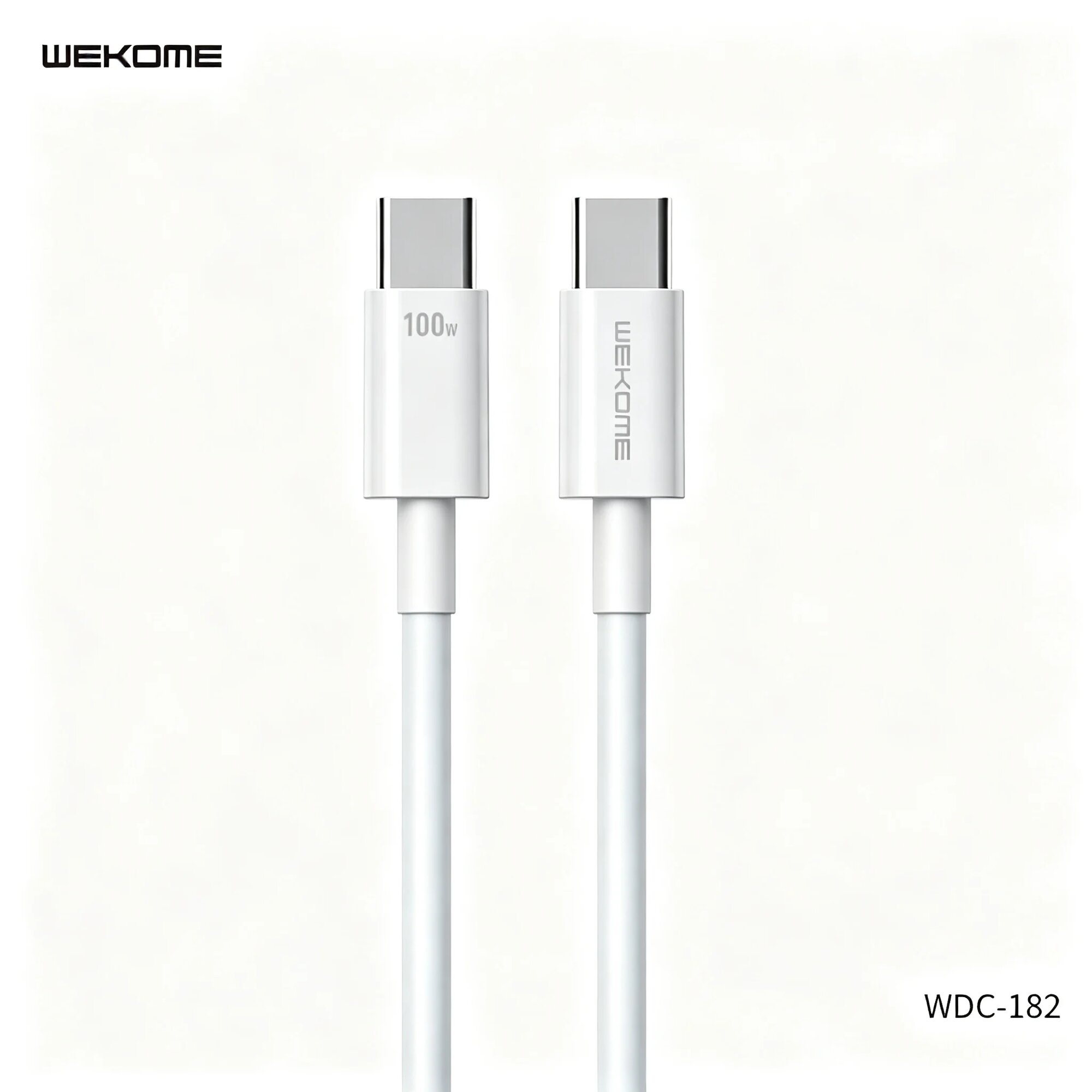 Оригинальный Кабель WEKOME Серии WDC182, 100 Вт, USB C - USB C, Кабель Для Быстрой Зарядки И Синхронизации Данных, 480 Мбит/с