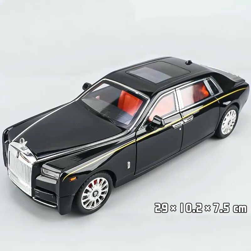 Коллекция автомобилей Роллс-Ройс Фантом,1:18 Rolls Royce Phantom роскошный автомобиль, предметы коллекционирования, модель сплава, со звуком и светом
