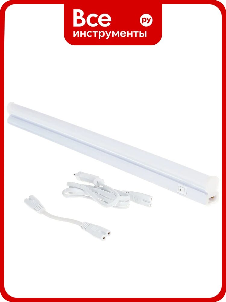 Светодиодный светильник Jazzway настенно-потолочный PLED T5i PL 450 6Вт FR 6500K IP40 180-265В ДПО линейный пластик 1036278