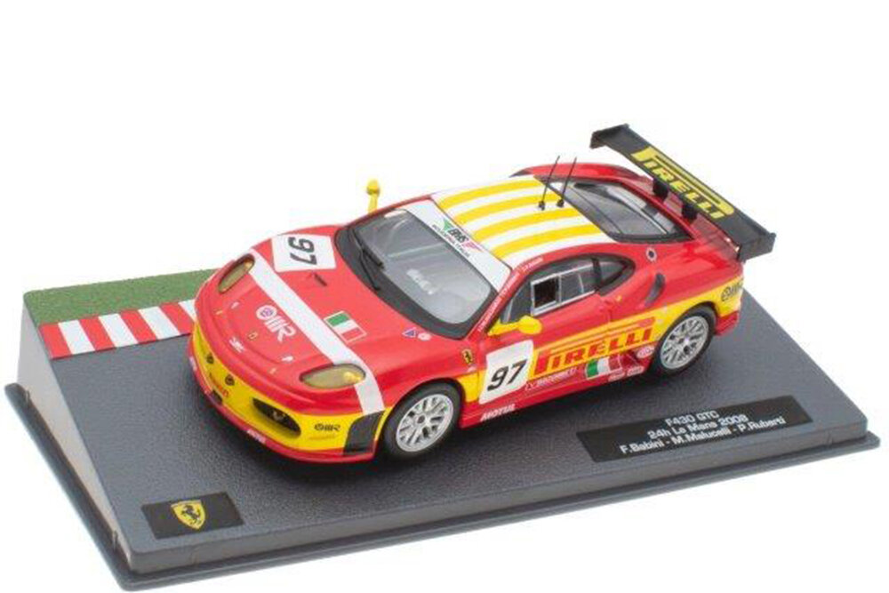 Модель коллекционная ALTAYA Ferrari F430 gtc #97 "bms scuderia italia spa" babini/malucelli/ruberti 24H le mans 2008