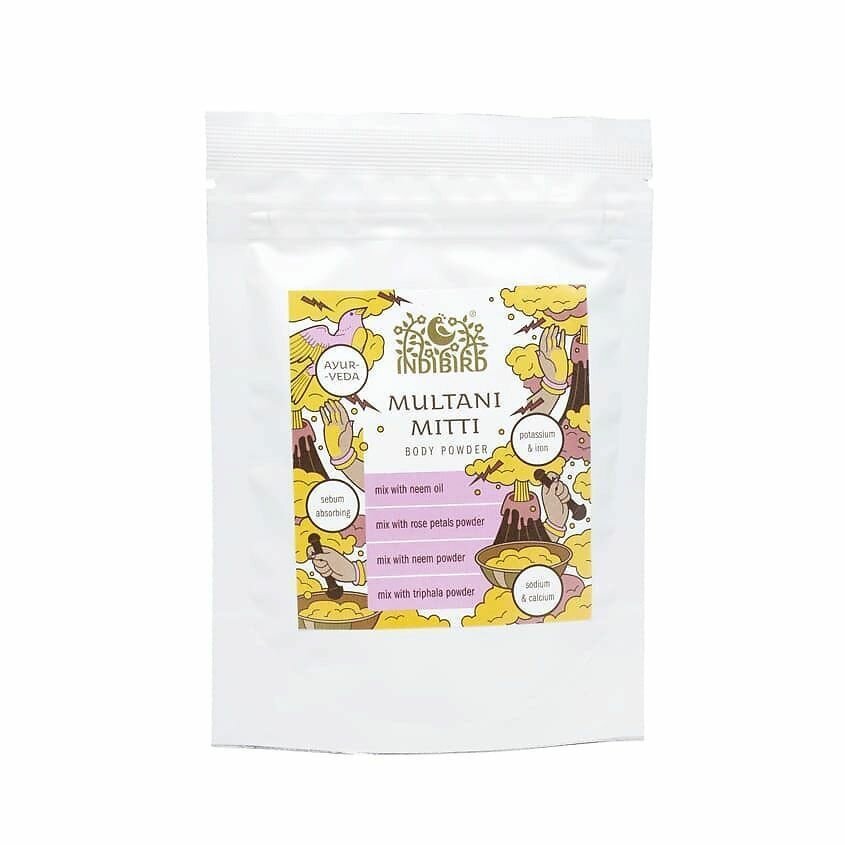 Маска для лица Мултани Митти (Multani Mutti Face Pack) для лица и тела 50 г
