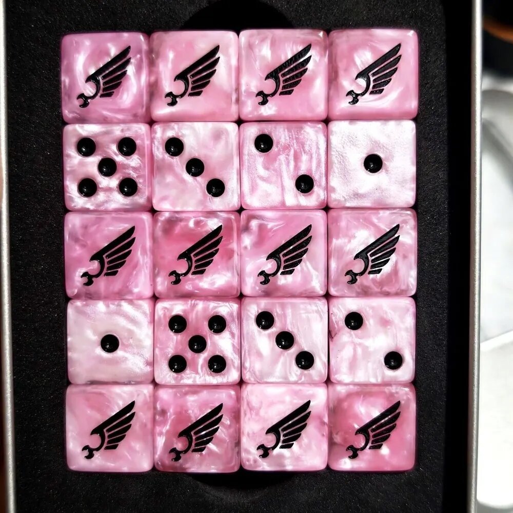Набор шестигранных кубиков для Warhammer 40000: EMPEROR'S CHILDREN DICE