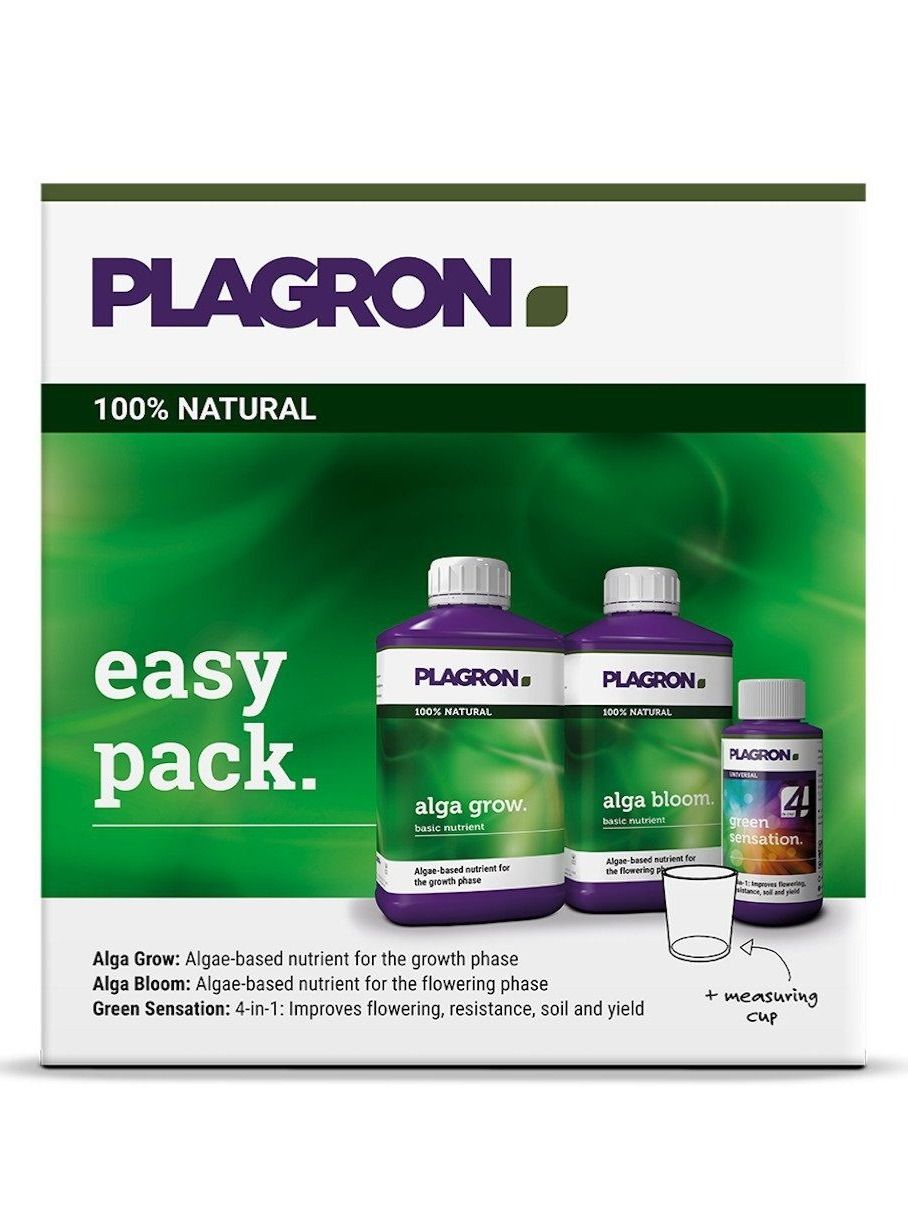 Удобрения Plagron "Easy Pack", органические, стимуляция роста и укрепление иммунитета