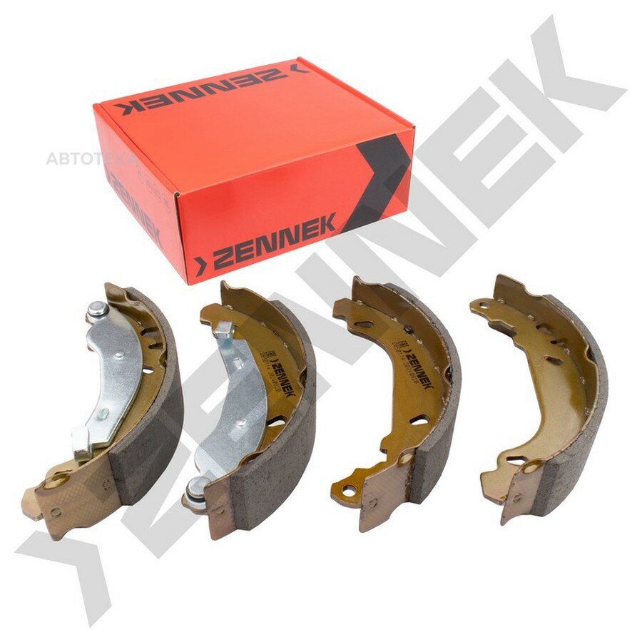 Колодки тормозные барабанные ZENNEK DBS0114