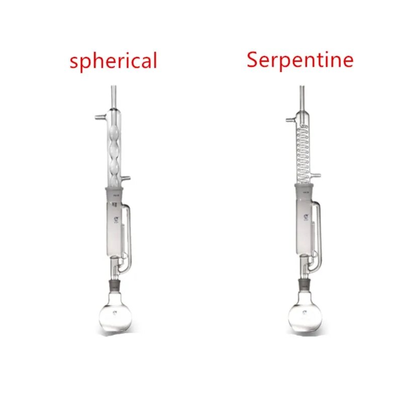 Стеклянный сохлет экстрактor Allihn Serpentine 150ml