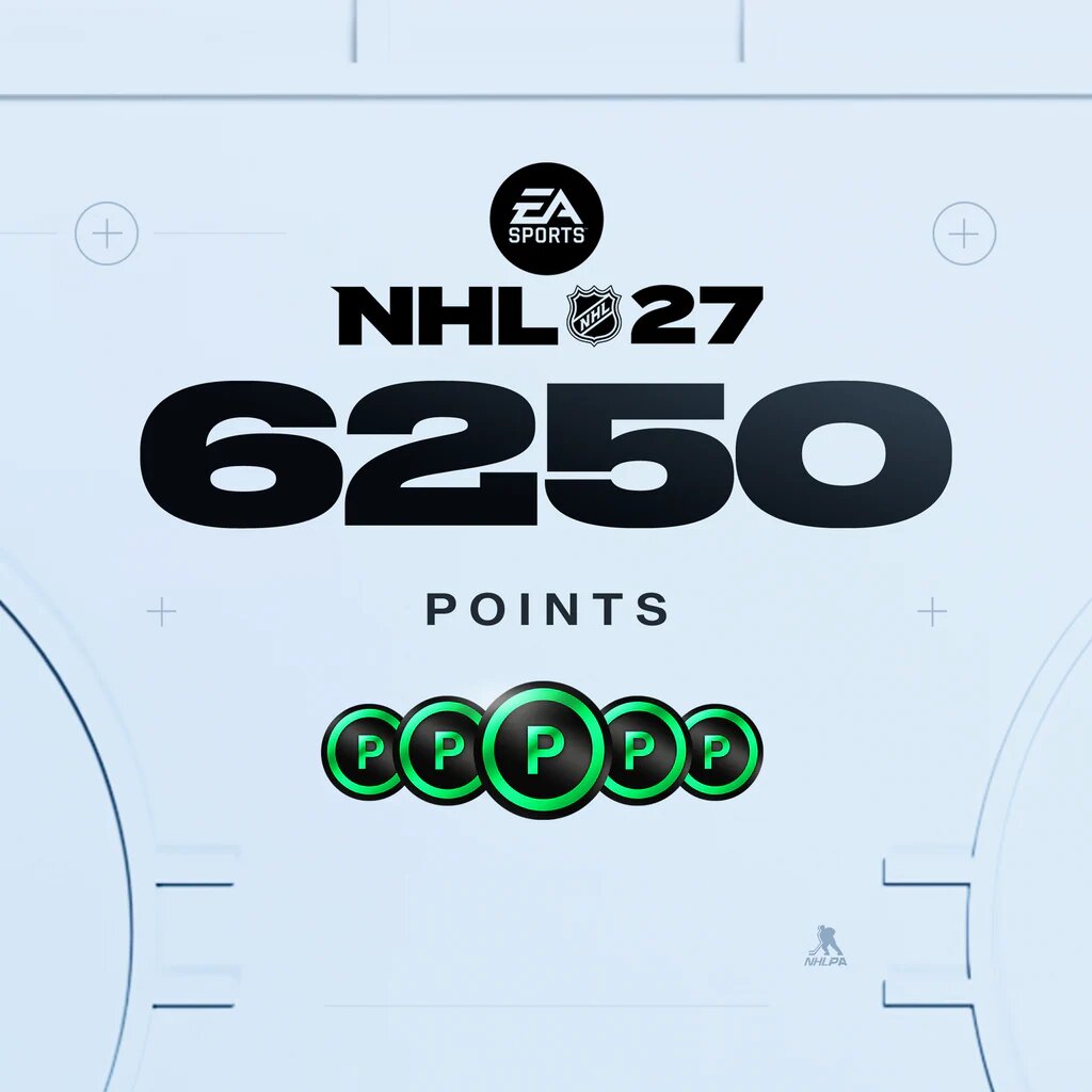 Дополнение NHL 27 - NHL POINTS 6250, цифровое издание PlayStation 5, регион Индия / код пополнения баланса
