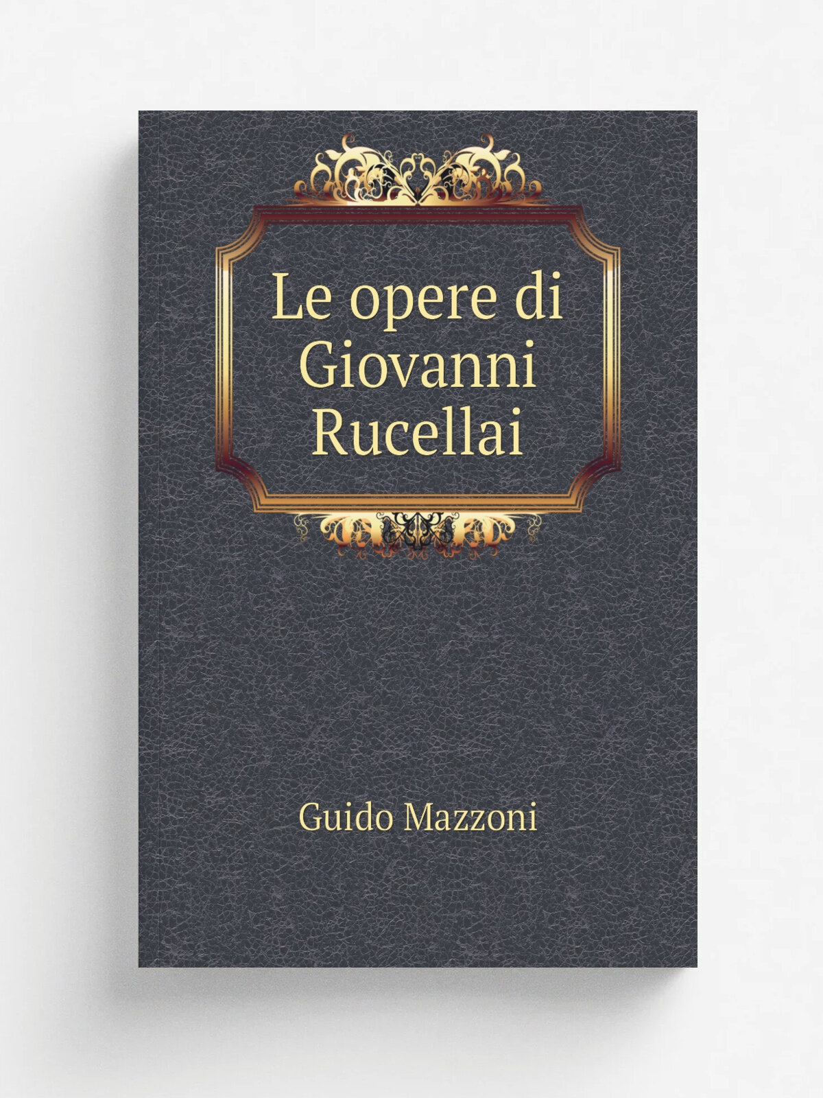 Le opere di Giovanni Rucellai | Guido Mazzoni | Репринт