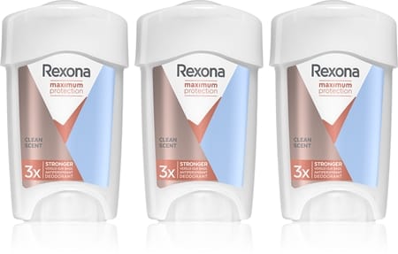 Набор дезодорантов Rexona Maximum Protection Clean Scent для женщин, 3х45 мл