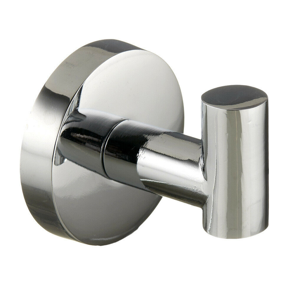 Крючок для ванной Haiba HB1705-1 одинарный на шуруп нержавеющая сталь хром (540046)