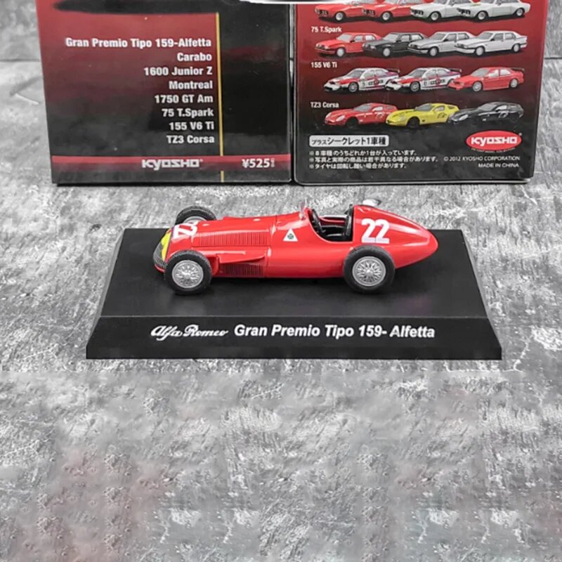 WELLY 1:64 Alfa Tipo 159 Alfetta металлическая модель автомобиля No22 nobox