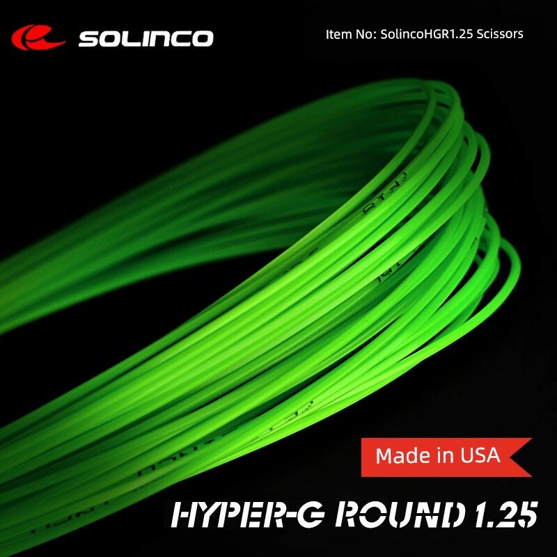Solinco HG Round Зеленый полиэстерный теннисный шнур Кат Пиес 1.25мм 12м для производительности
