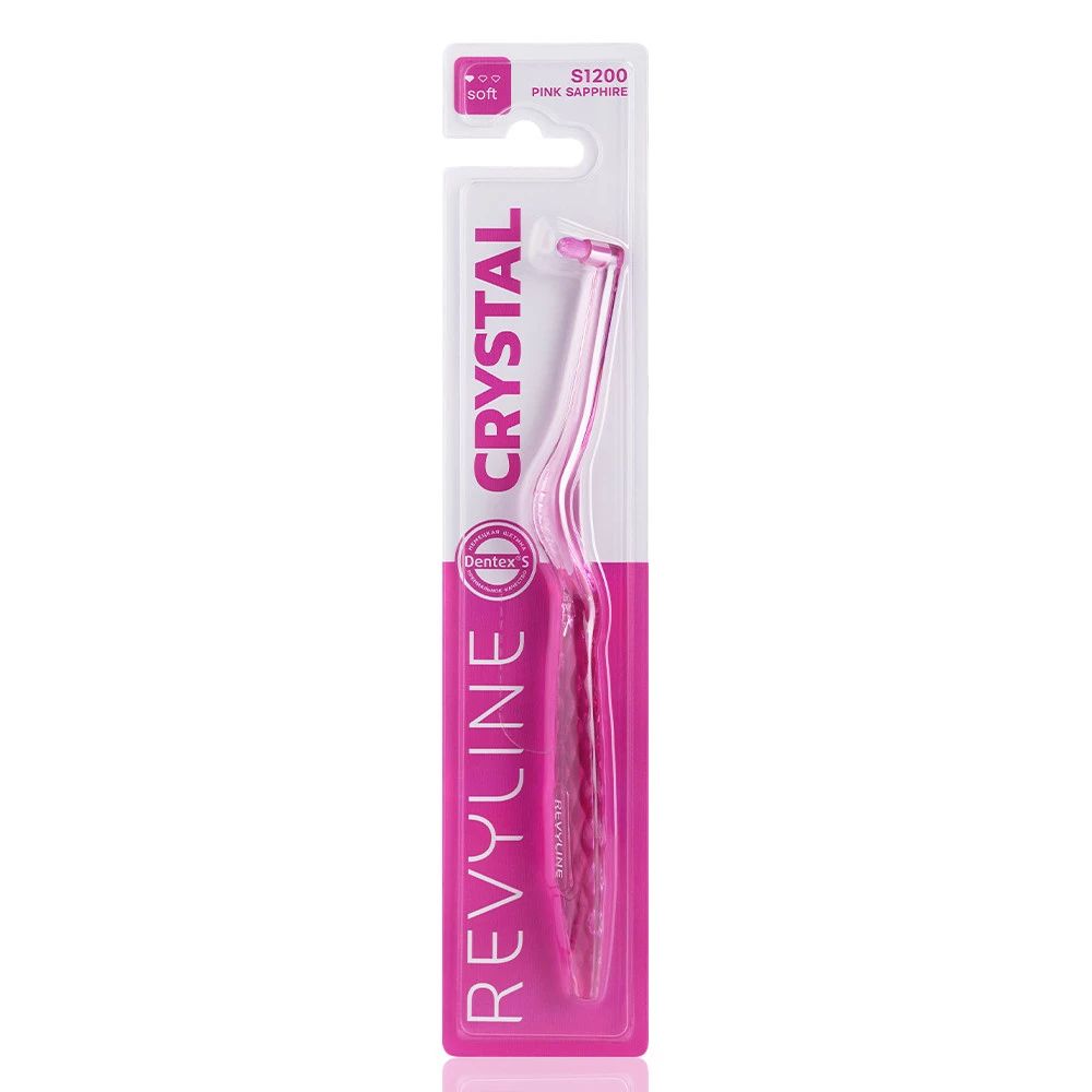 Зубная щетка Revyline S1200 Crystal Pink Sapphire, монопучковая, мягкая
