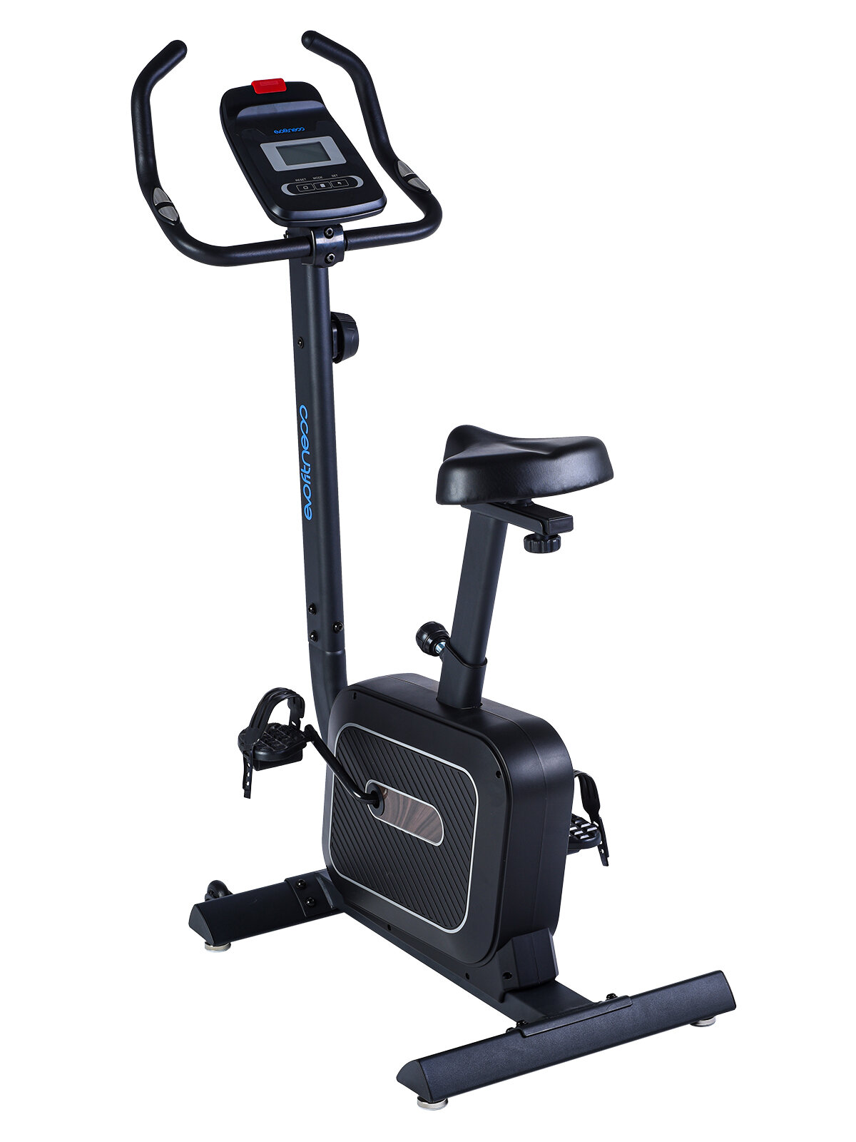 Велотренажер EVO FITNESS Forward, магнитный, 14 уровней, черный с декоративными вставками