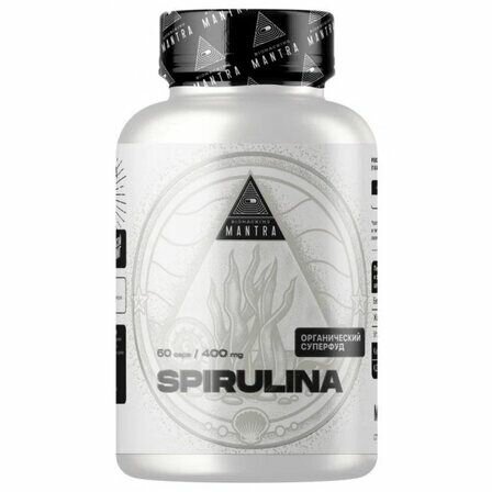 Biohacking Mantra SPIRULINA (60 капсул) спирулина органическая