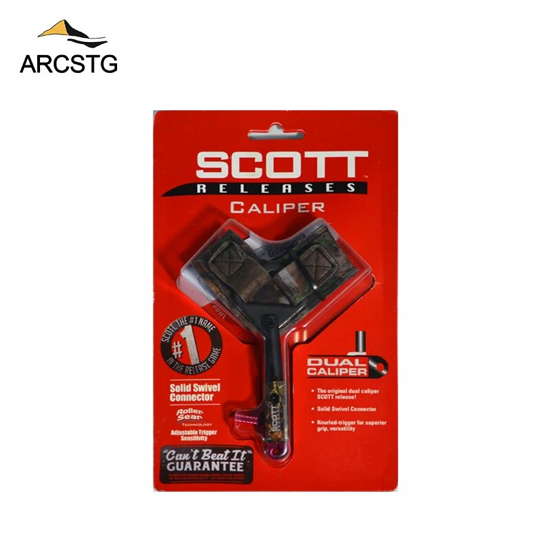 SCOTT Caliper Wrist Release для компаунд-луков - точное стрелковое оборудование, удобный аксессуар для охоты и тира