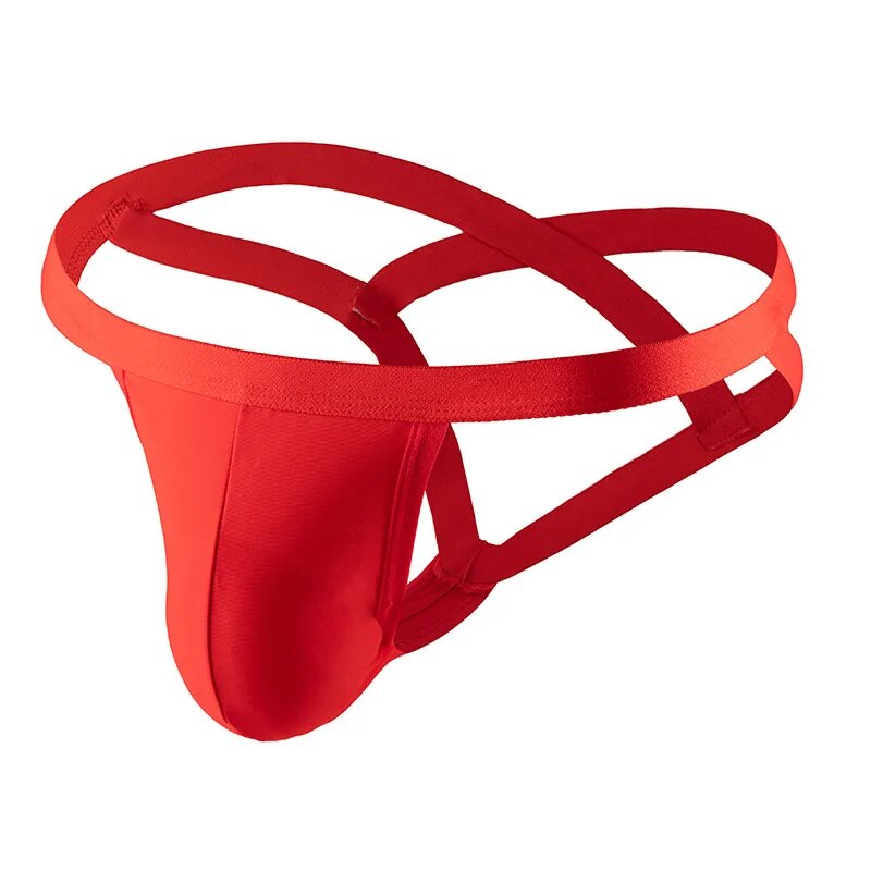 Мужские стринги красные XL, C Red