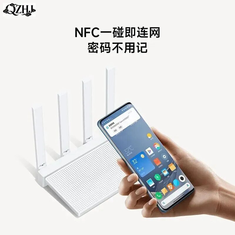 Роутер Mi Home AX3000T, Это маршрутизатор Xiaomi AX3000T, домашний беспроводной маршрутизатор — фото 1