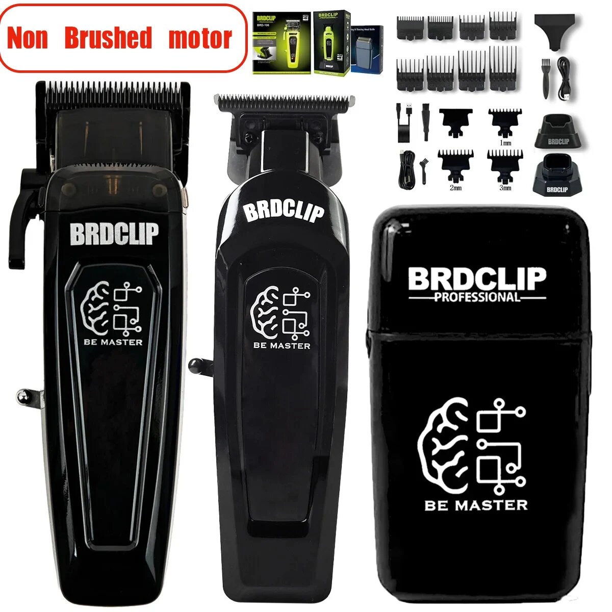 BRDCLIP BRD-106B, набор для стрижки, цвет 06-07-09