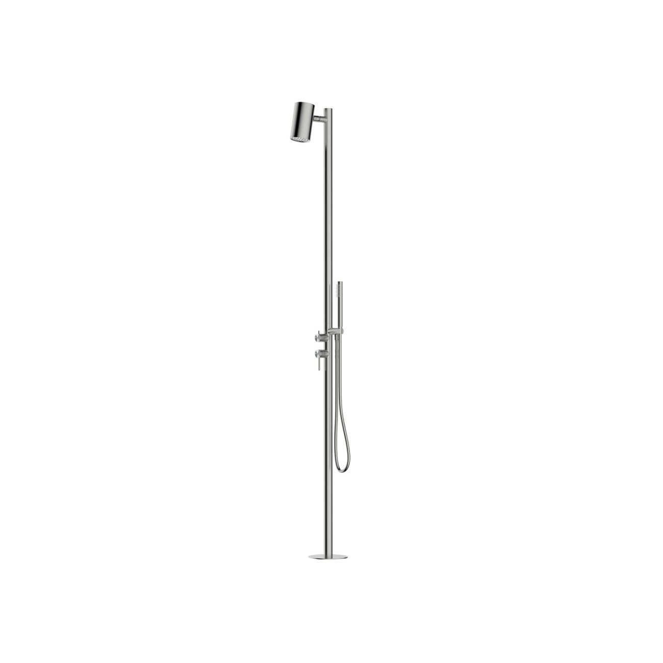 Душ Abber Wasser Kreis 316 AF8180BST напольный, сталь брашированная
