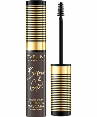 Гель для бровей Eveline Cosmetics Brow & Go, темно-коричневый, 6 мл