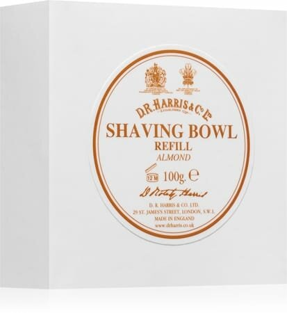 Мыло для бритья D.R. Harris Shaving Bowl Refill Almond, 100 г