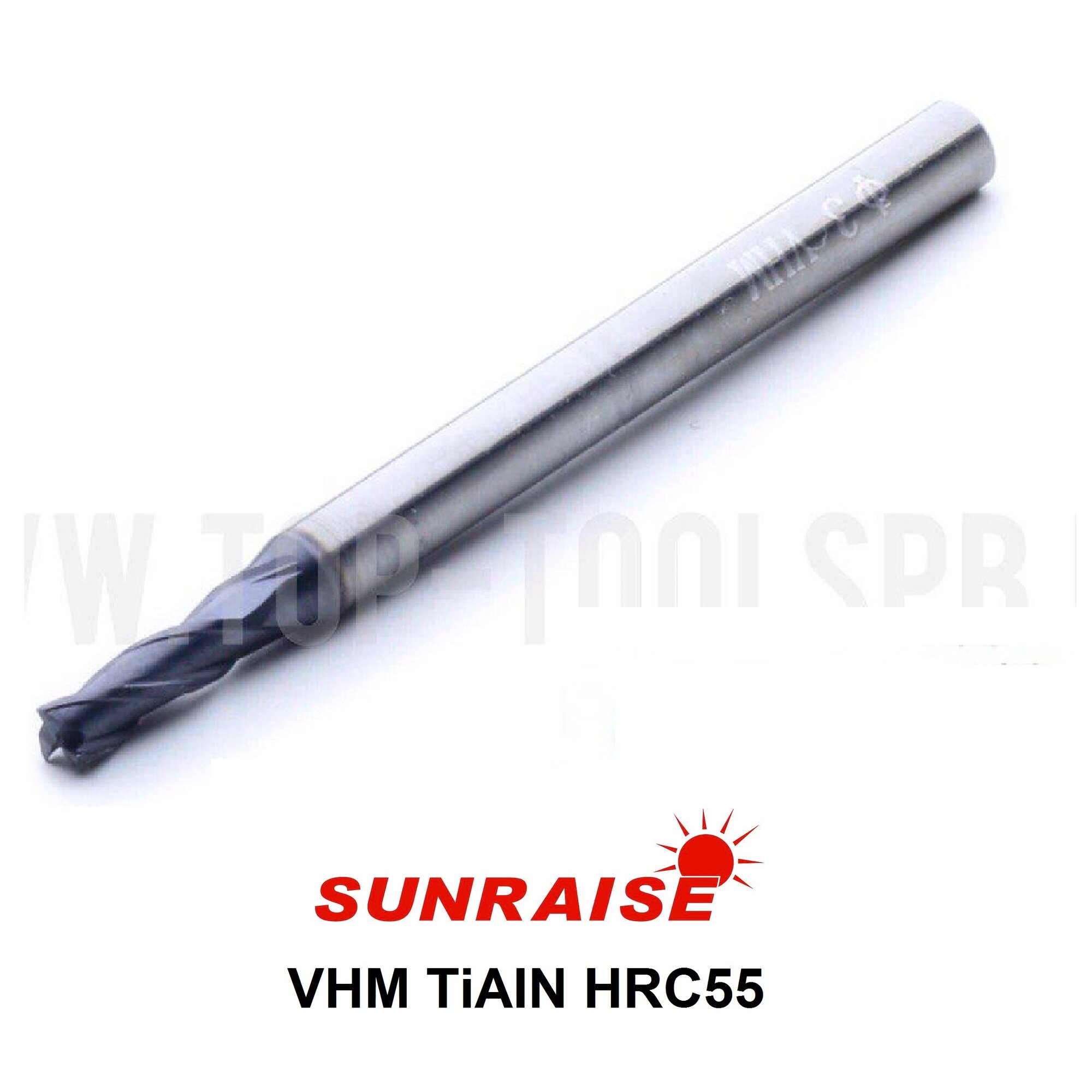 Фреза концевая твердосплавная D3x4x9x50 z4 VHM TiAIN HRC55 Sunraise