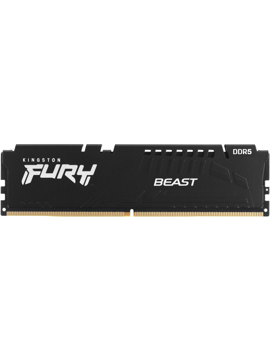 Память DDR5 32GB 6000MHz Kingston KF560C36BBE-32 Fury Beast Black RTL Gaming PC5-48000 CL36 DIMM 288-pin 1.35В dual rank с радиатором RTL