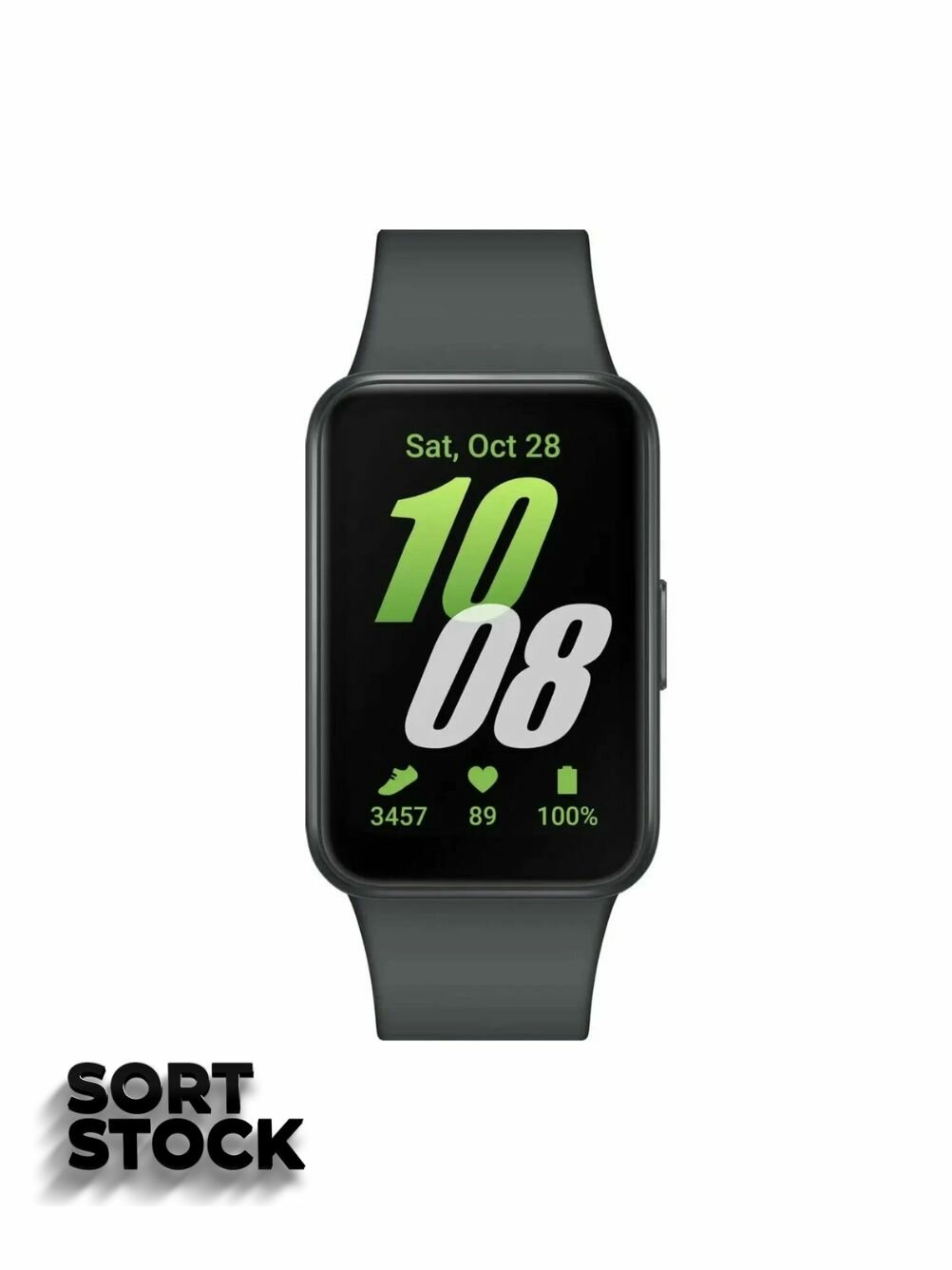 Смарт-часы Samsung Galaxy Fit3 SM-R390 корпус графит, ремешок графитовый