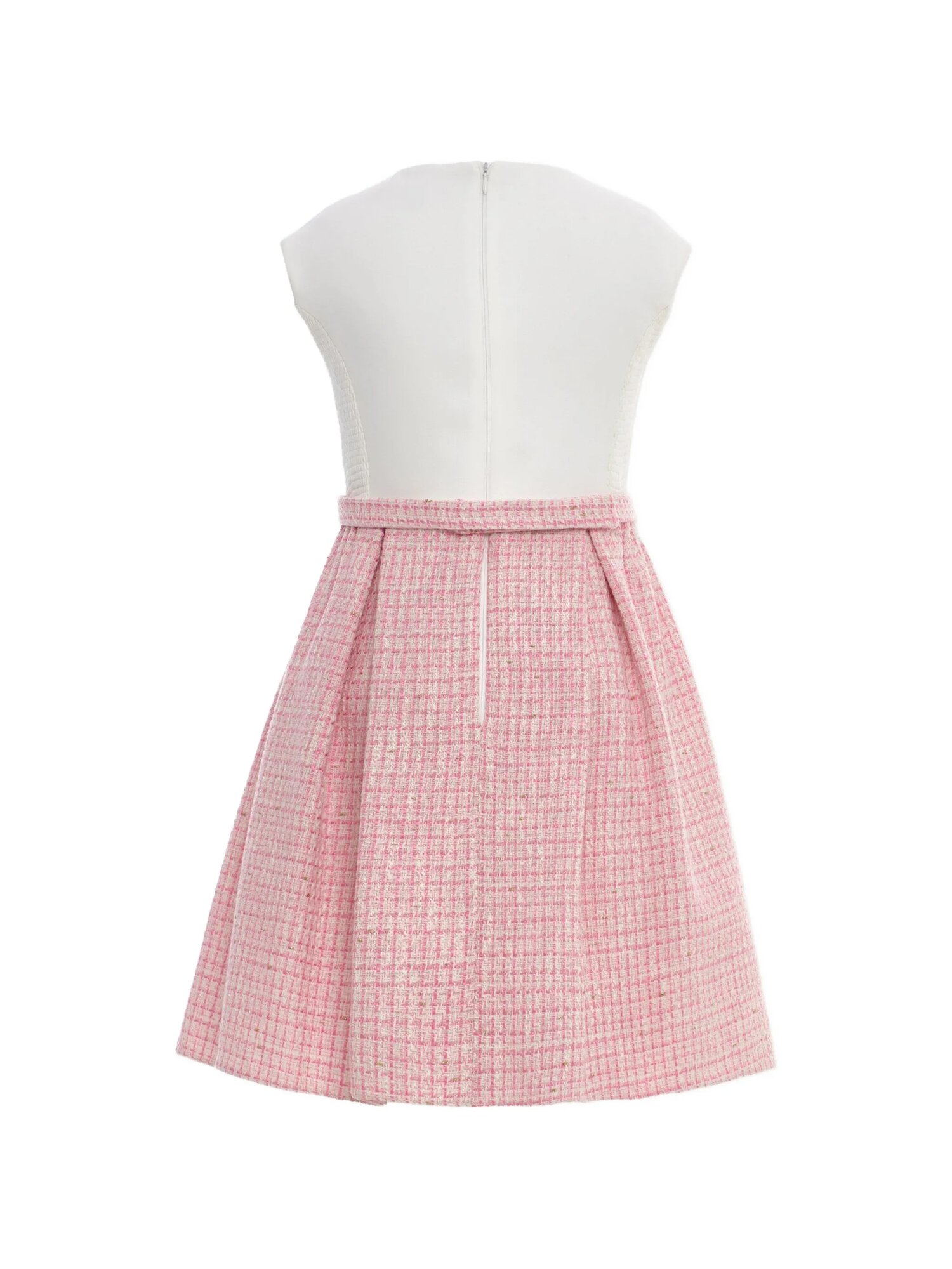 Платье Tweed-skirt sleeveless dress set