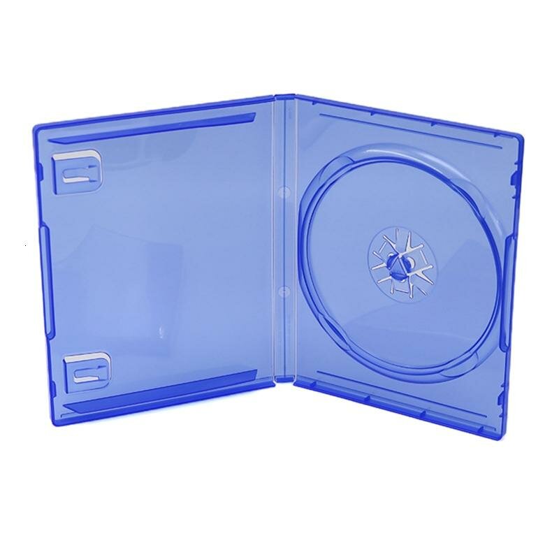 Прозрачный синий CD-бокс для хранения дисков