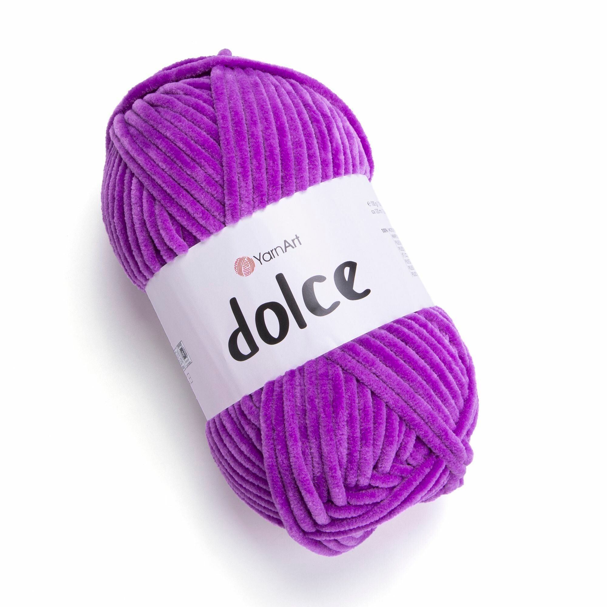 Пряжа для вязания Yarn-Art Dolce, 1 моток (120м, 100гр), цвет 788 Пурпурный