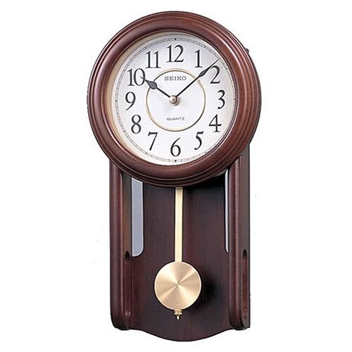 Настенные часы с маятником Seiko Quartz Wall Clock QXC105BN