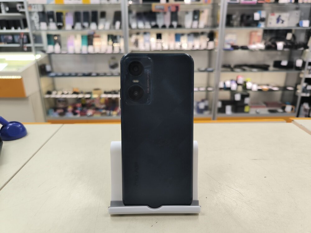 Смартфон Tecno POP6 Pro, 1612х720, 4 ГБ, 32ГБ, 6.6", черный, (Б/У) уценка